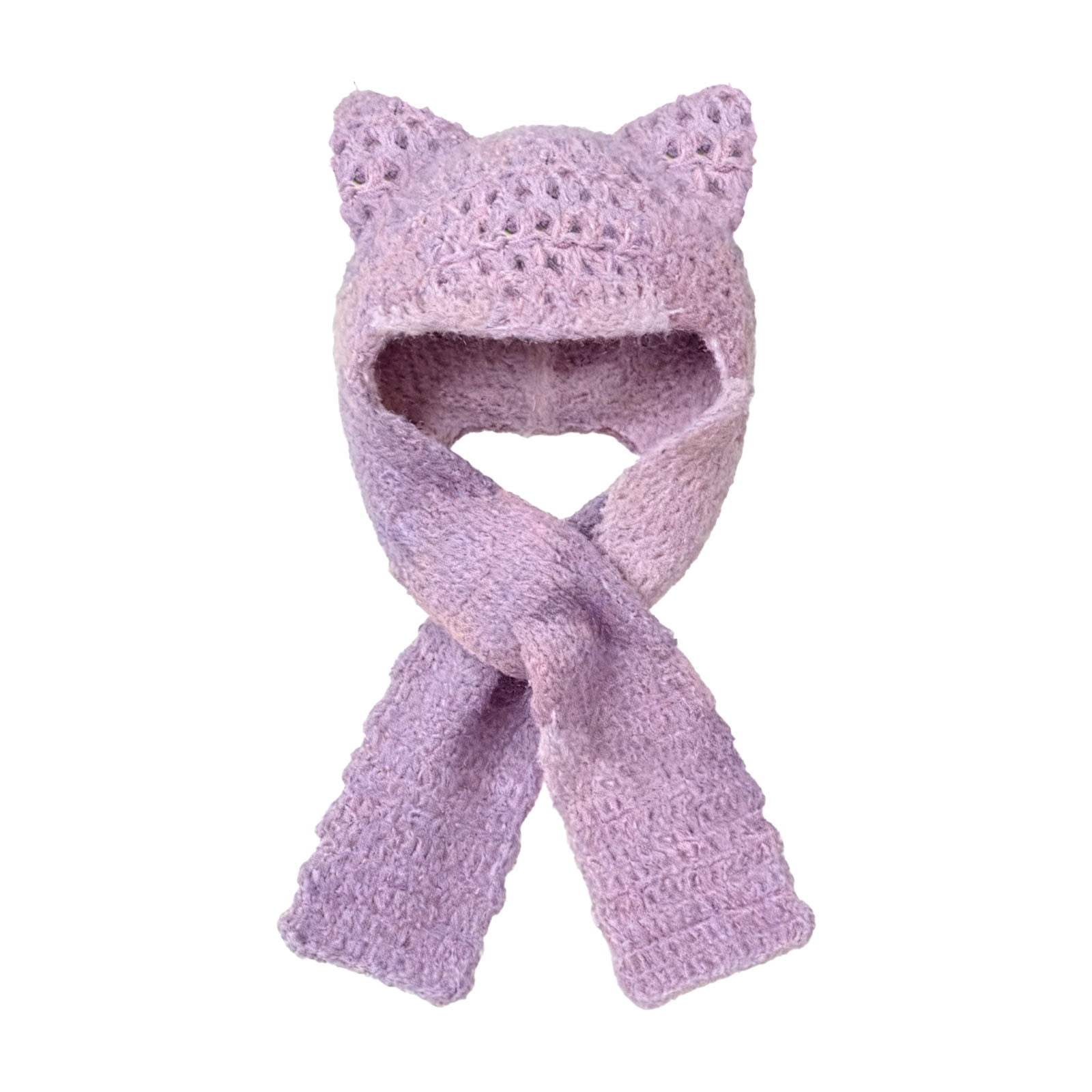 DIY Hand Knitting Calico Cat Hat- Cozy Up With Cute Cartoon Cat Ear ...