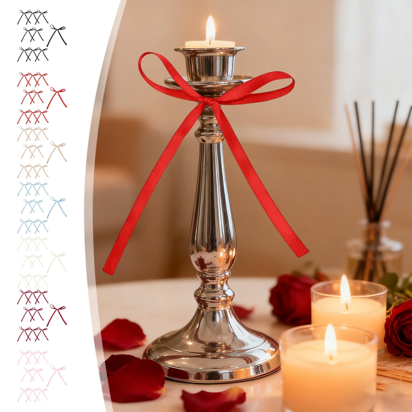 DIY Handmade Bow Set 10-Pack | Solid Color Polyester Ribbon | Khaki ...