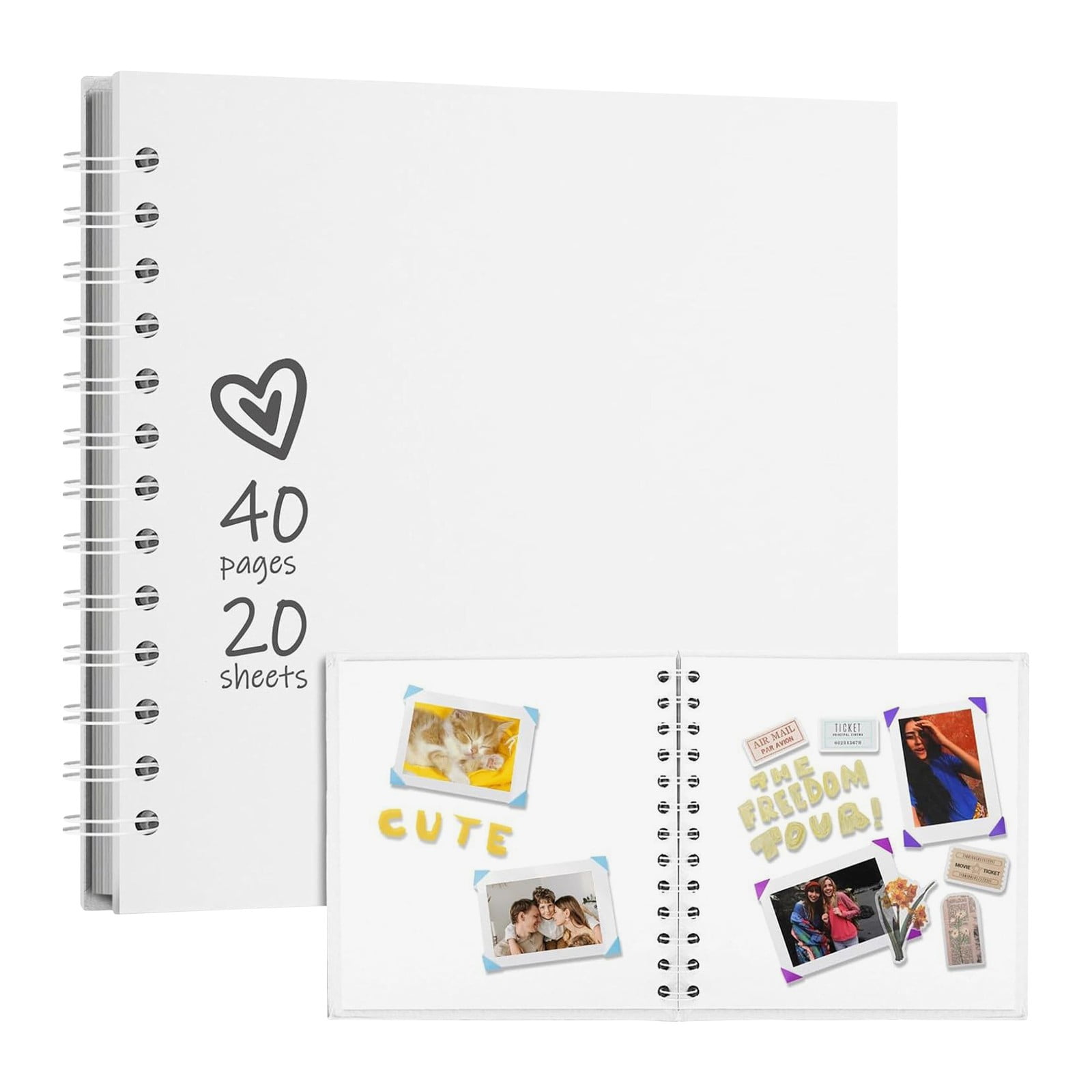 DIY Handmade Decoration Commemorative Album Card Book Kraft Paper ...
