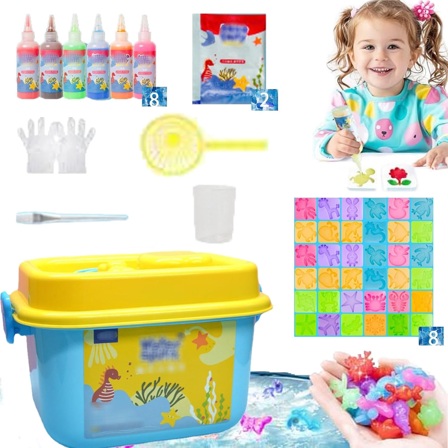 DIY Handmade Water Animal Set Magic Water Elf Water Gel Kit Handmade ...