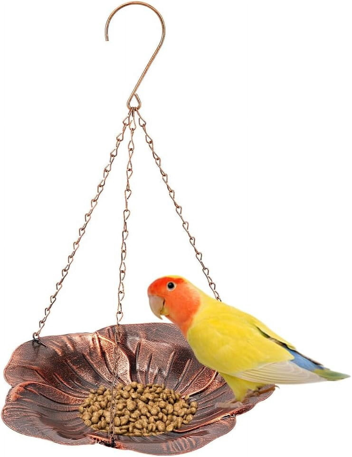 DIY Hanging Bird Feeder Tray for Outside Metal Bird Feeder Tray with ...