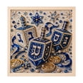 DIY Hanukkah Pearl Diamond Painting Art Kit, Hanukkah Pearl Beads Art ...