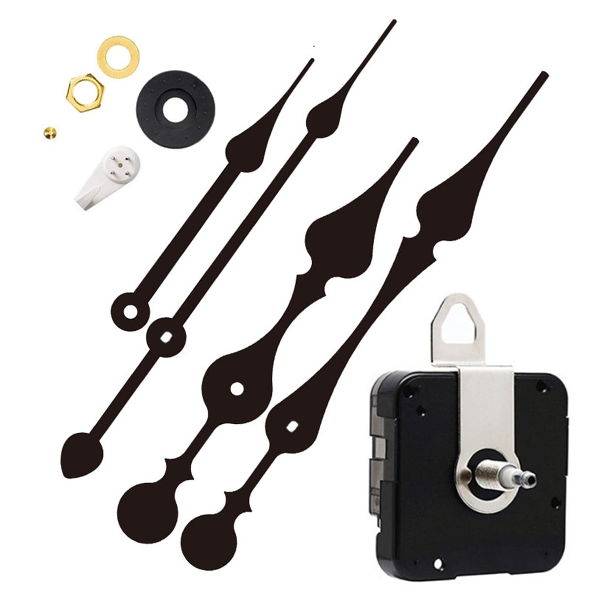 DIY High Torque Quartz Controlled Long Shaft Clock Movement Replacement ...