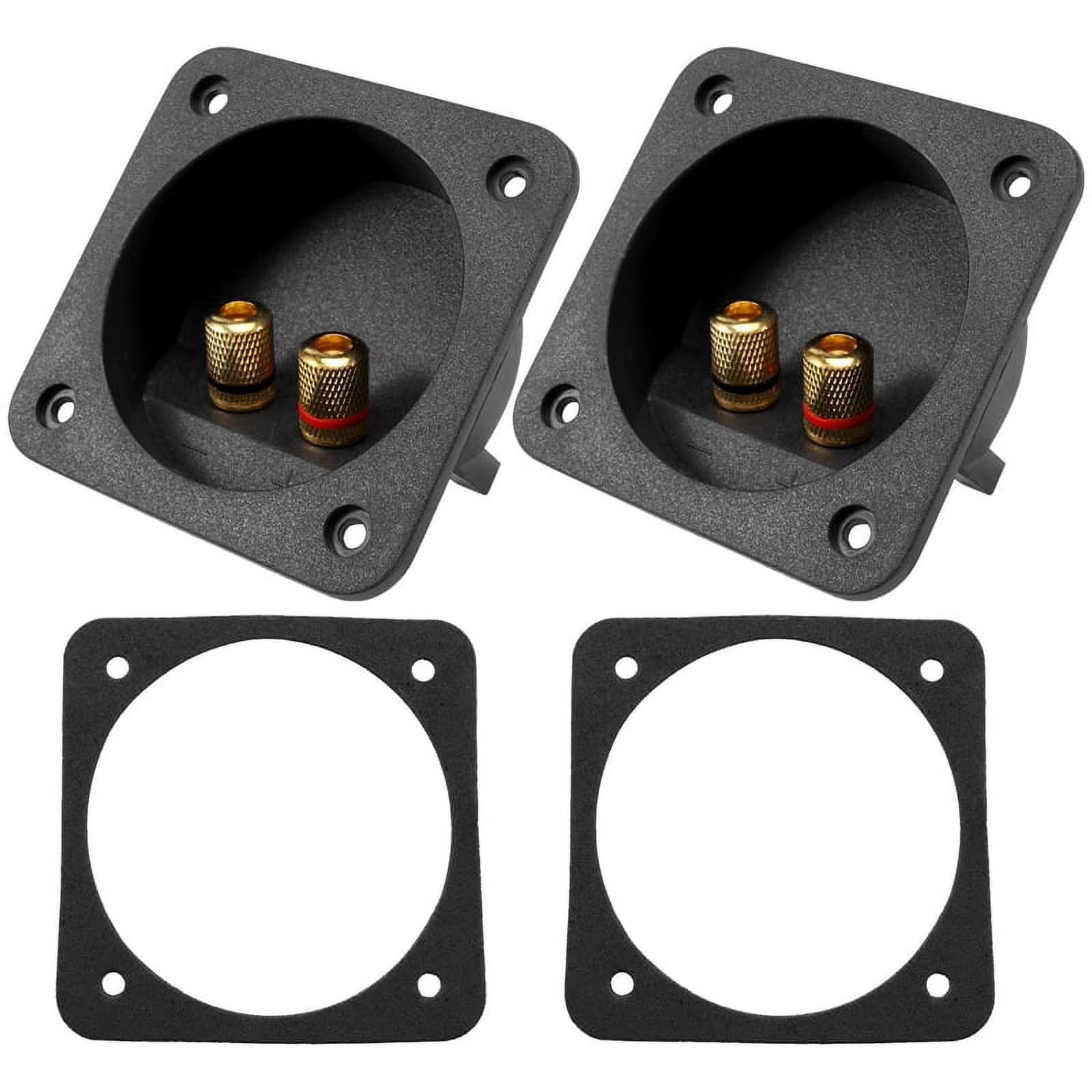 DIY Home Car Stereo Screw Cup Connectors Subwoofer Plugs 2-Way Speaker ...