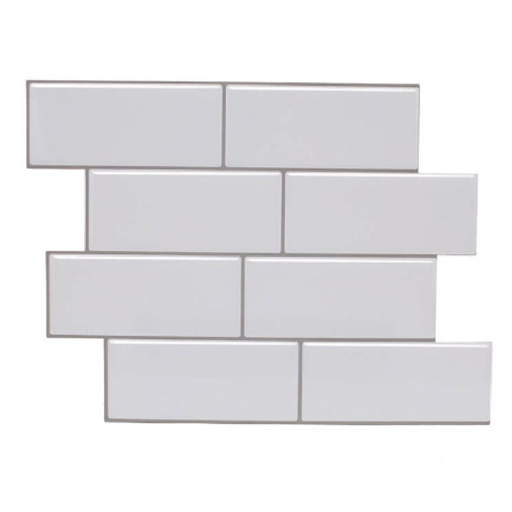 DIY Home Decor Subway Tile Grey Brick 3D Self Adhesive Peel And Stick ...
