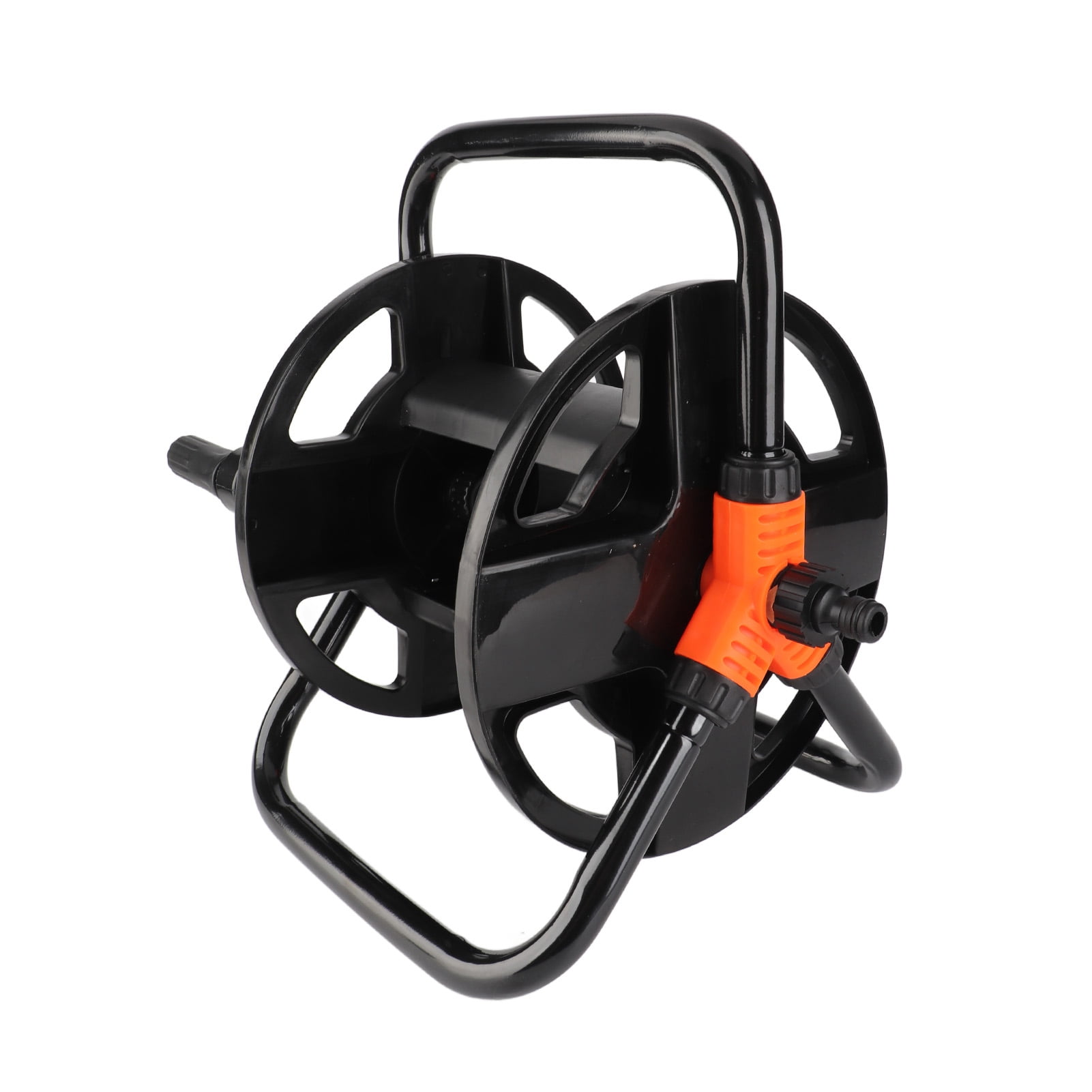 DIY Hose Reel Portable Water Pipe Storage Rack Single Arm Pipe Coiler ...