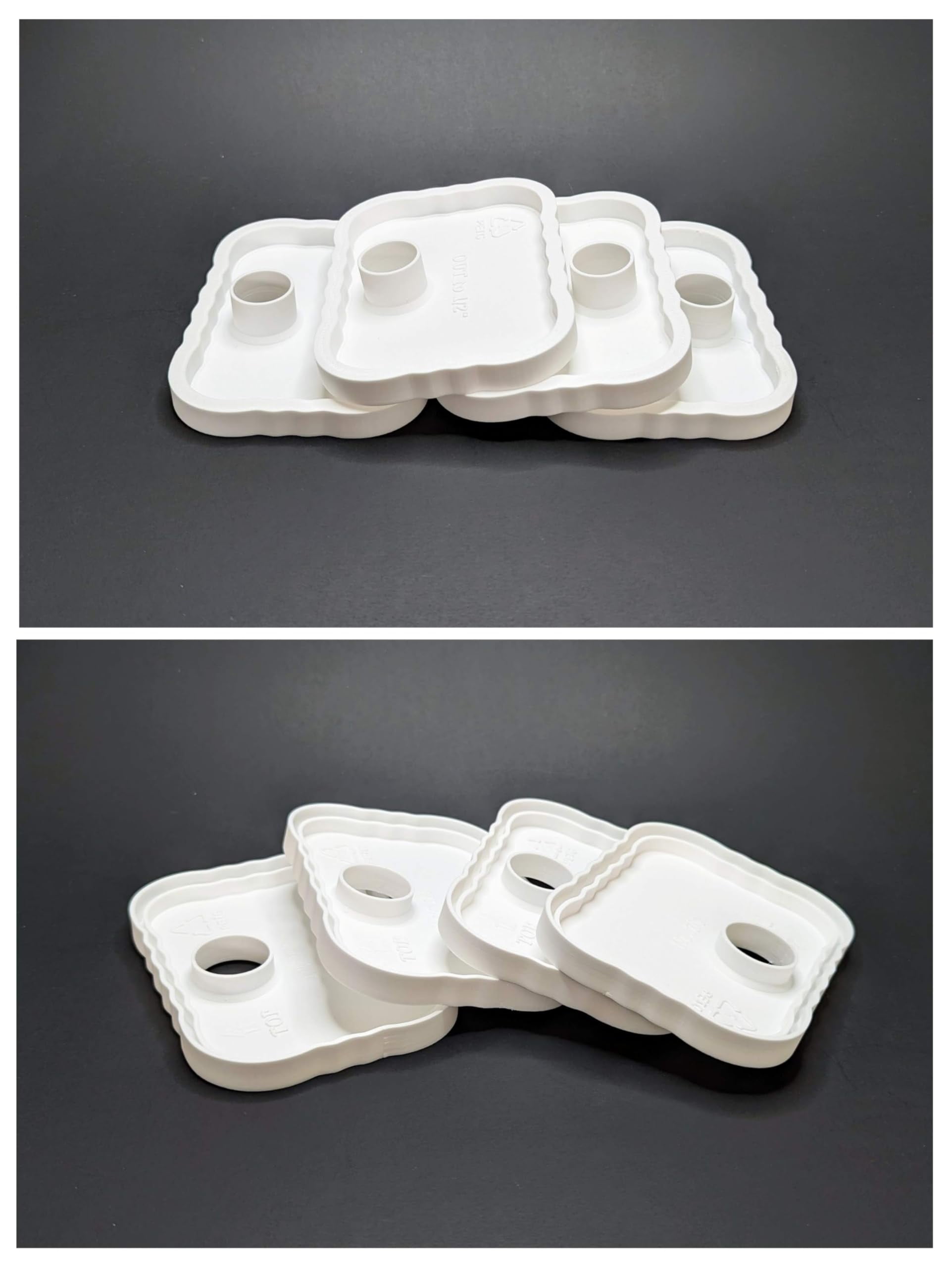 DIY Hydroponic End Caps for 3x4 Inch Downspout NFT Kratky Method, 4 ...