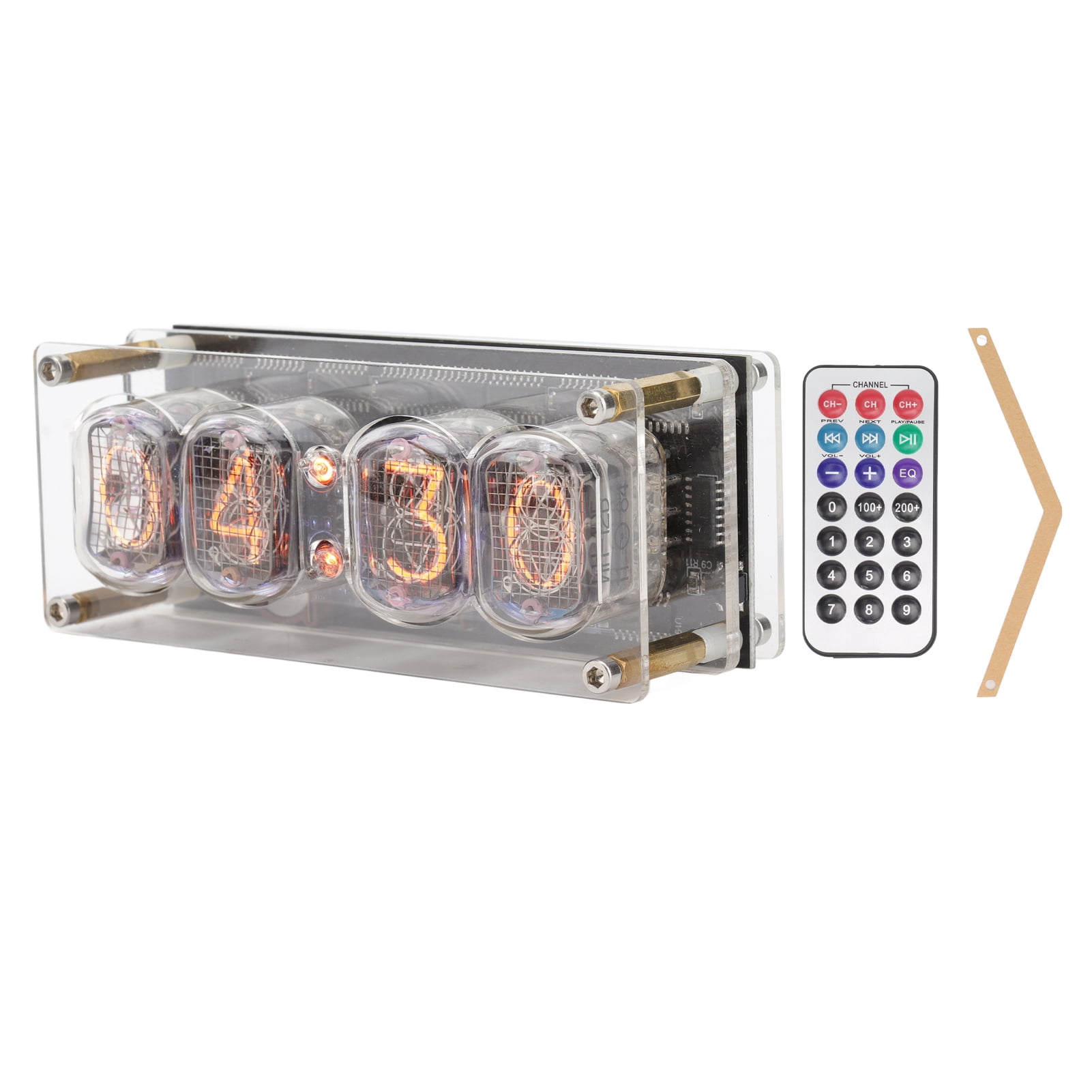 Njide DIY IN12 Glow Tube Clock Kit with Remote Control, Electronic ...