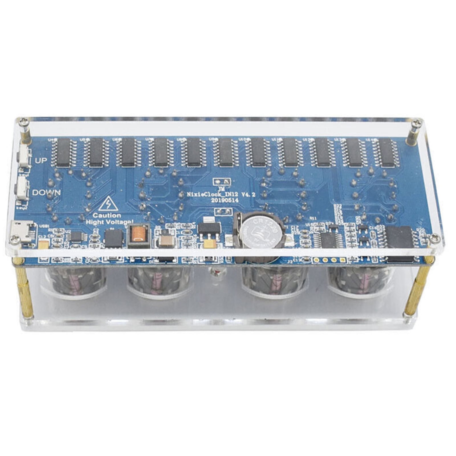 DIY IN12 IN-12 Nixie Tube PCBA Kit Digital Clock Circuit Board Kit No Tubes TAPDRA Spare Part ...