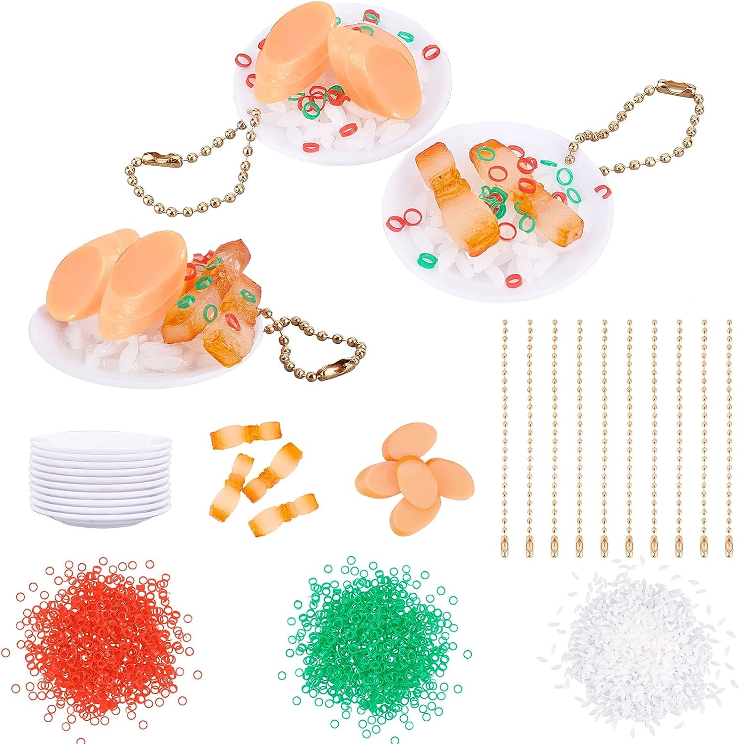 DIY Imitation Food Jewelry Making Finding Kits Including Hot Pepper ...