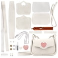 DIY Imitation Leather Heart Pattern Women's Crossbody Bag Kits with ...