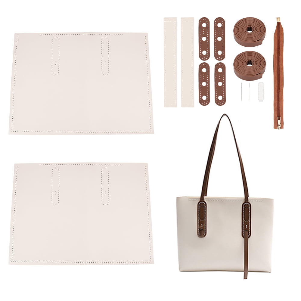 DIY Imitation Leather Tote Bag Making Kit Handmade Sewing Handbag ...