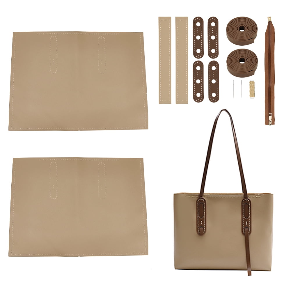 DIY Imitation Leather Tote Bag Making Kit Handmade Sewing Handbag ...