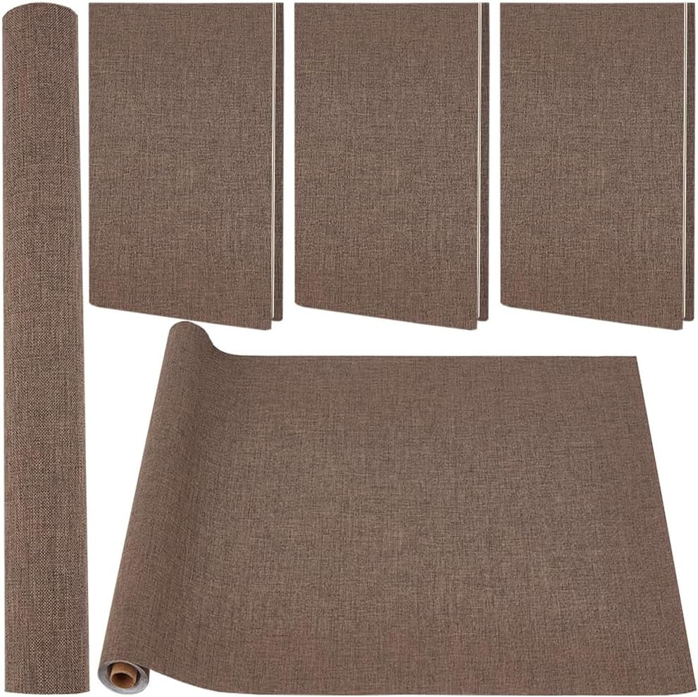 DIY Imitation Linen Fabric with Paper Back for Book Binding Velvet Box ...