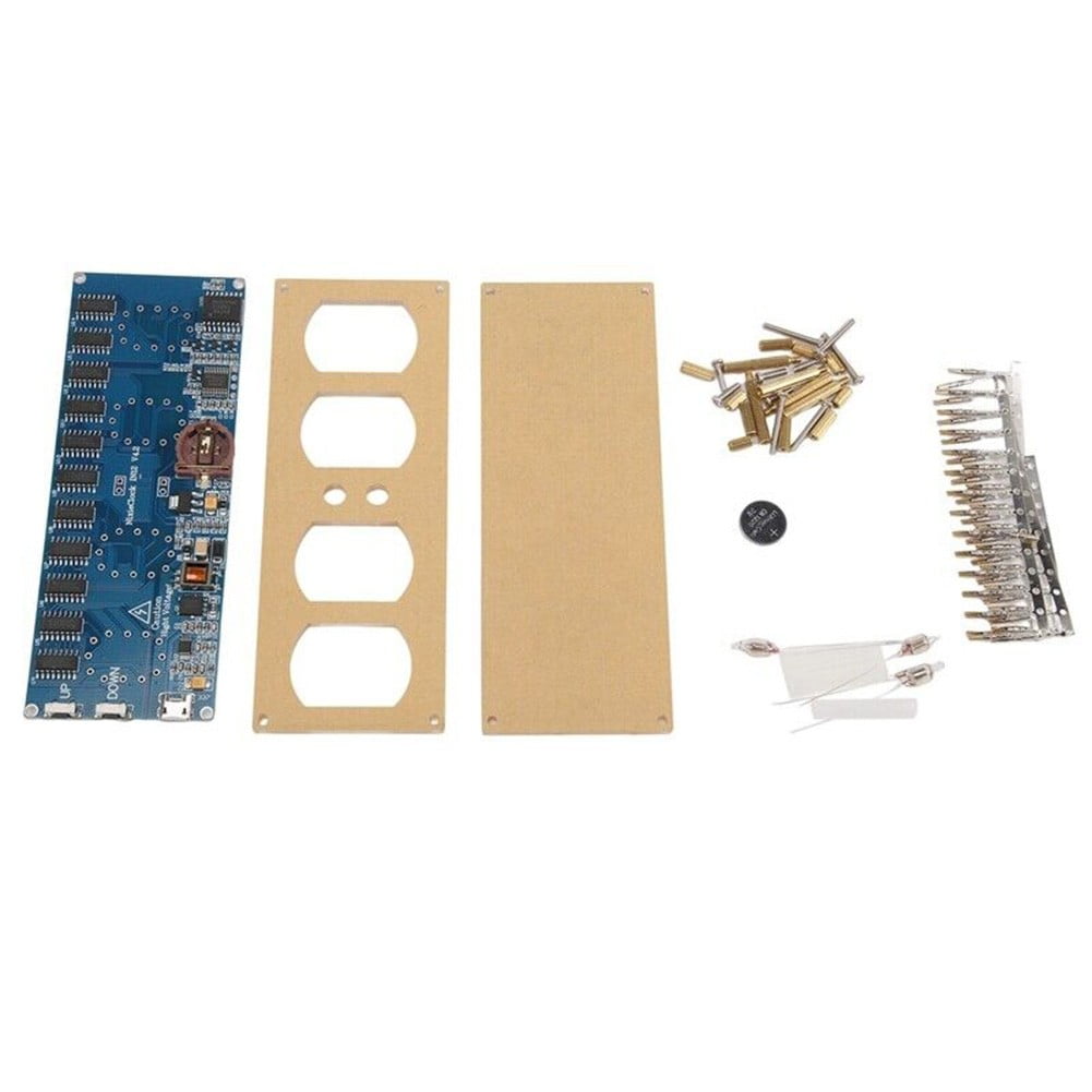 Diy In12 In-12 Nixie Tube Pcba Kit Digital Clock Beautiful ,No Tubes - Walmart.com