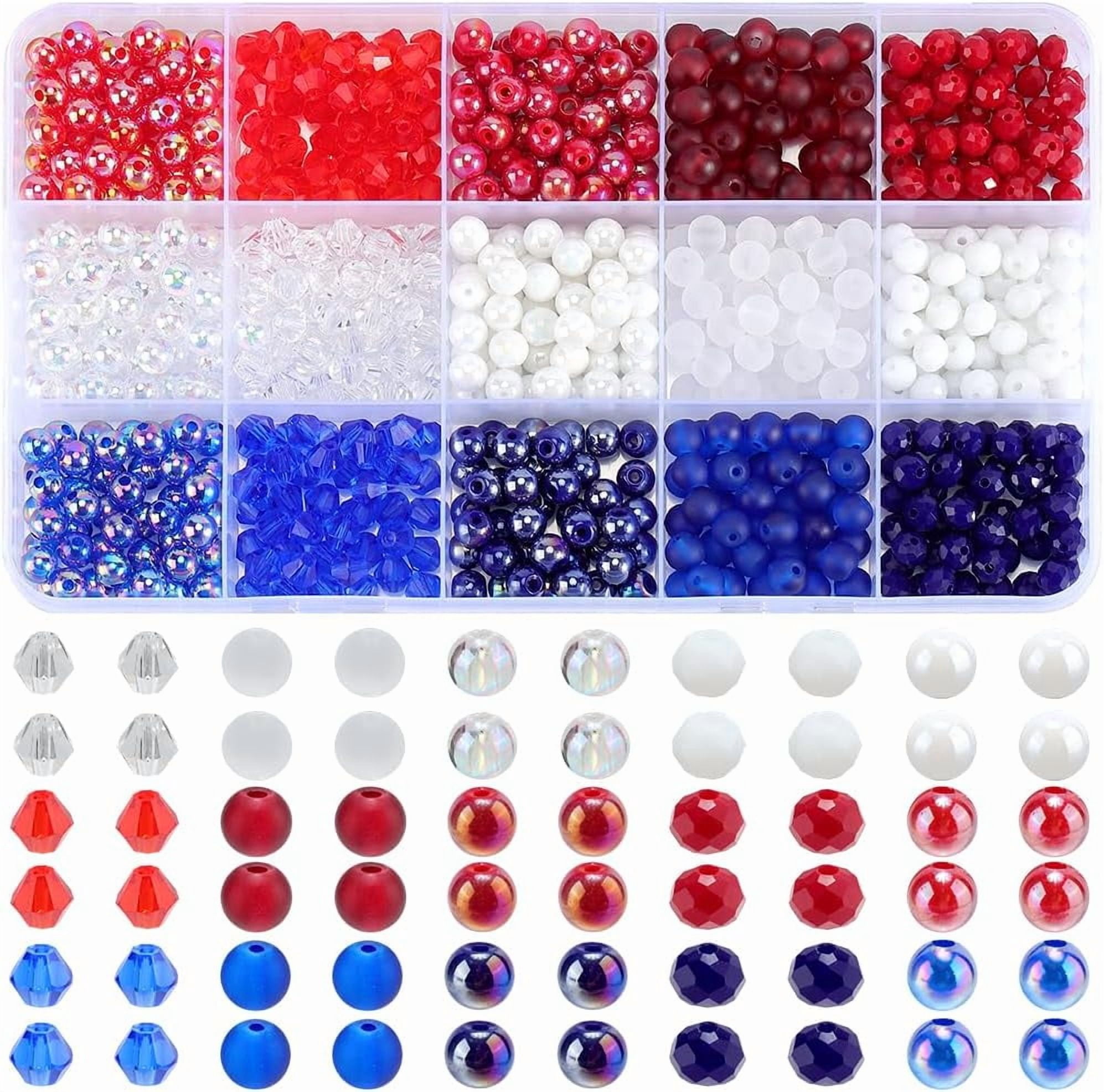 DIY Independence Day Themed Jewelry Finding Kits Including Acrylic ...
