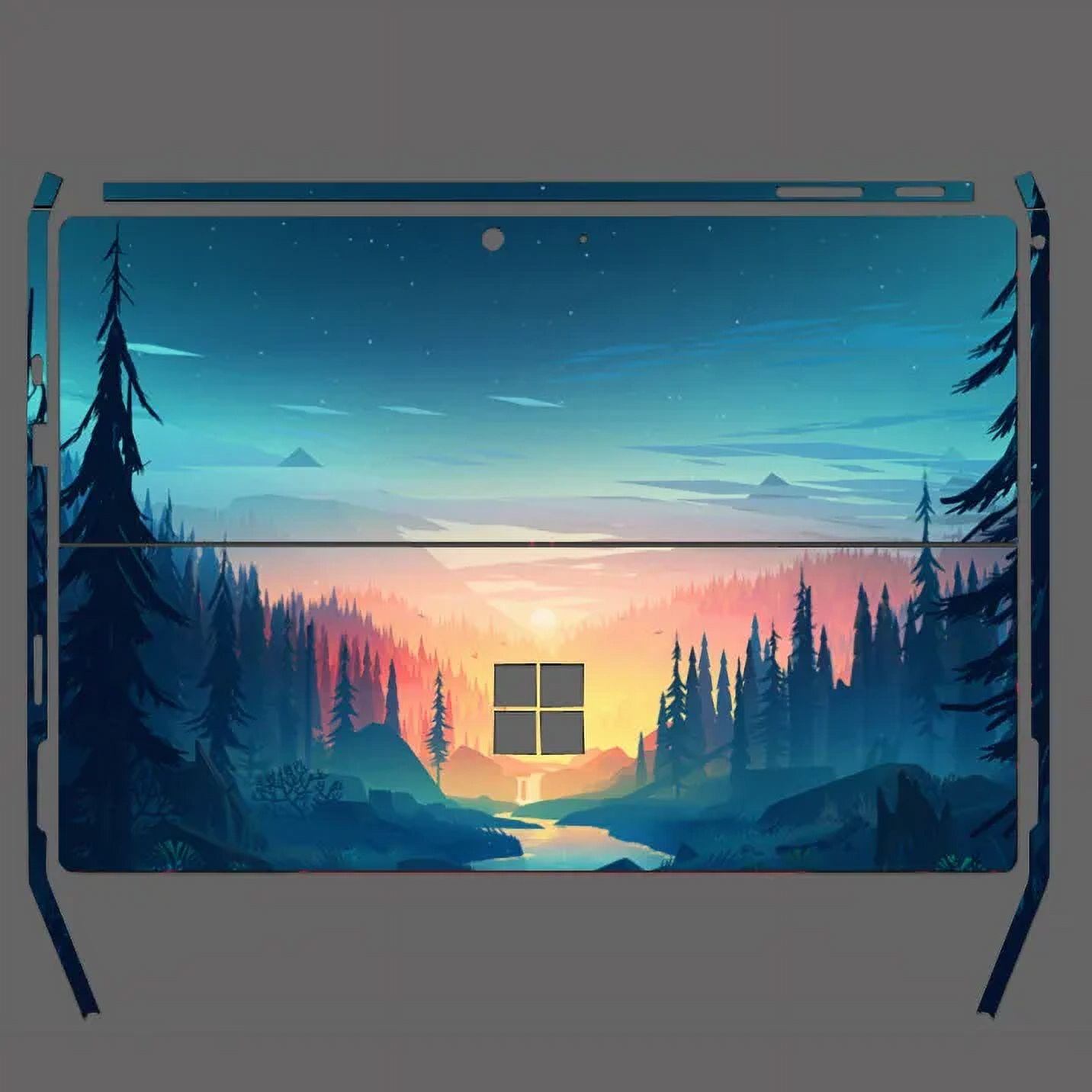 DIY Individual Vinyl Decal Skin Sticker For Microsoft Pad Surface Pro ...