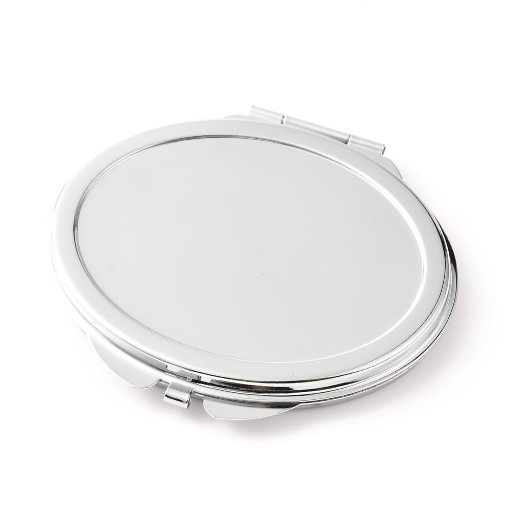 DIY Iron Cosmetic Mirrors for Epoxy Resin DIY Oval Stainless Steel ...