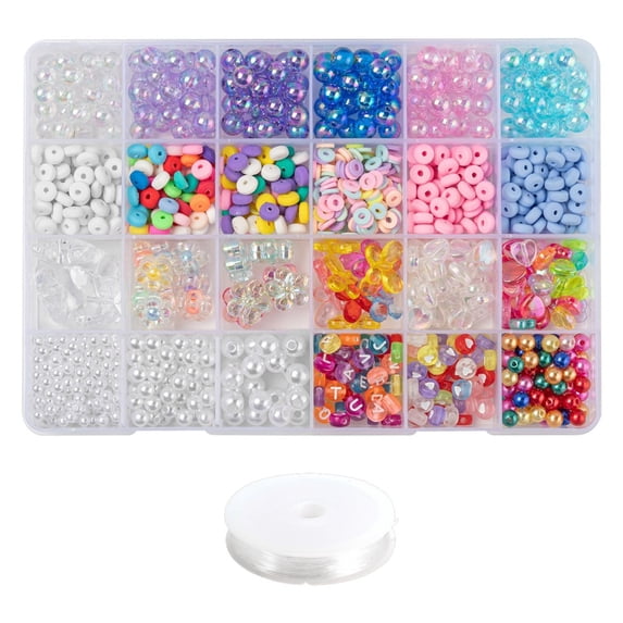 DIY Jewelry Making Kits Including Transparent Acrylic Beads Handmade ...