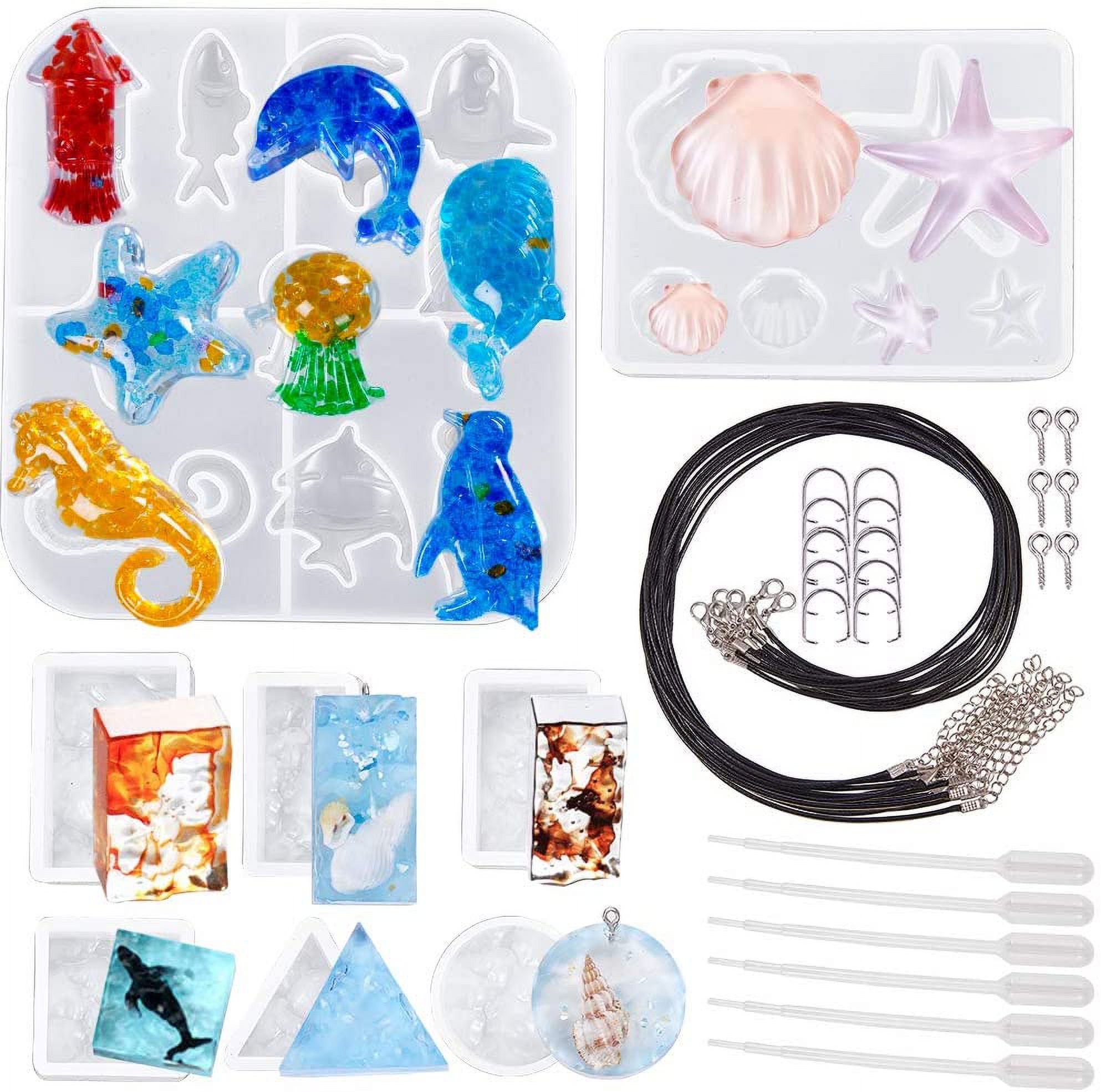 DIY Jewelry Silicone Casting molds Set Contains Sea Ocean Style ...