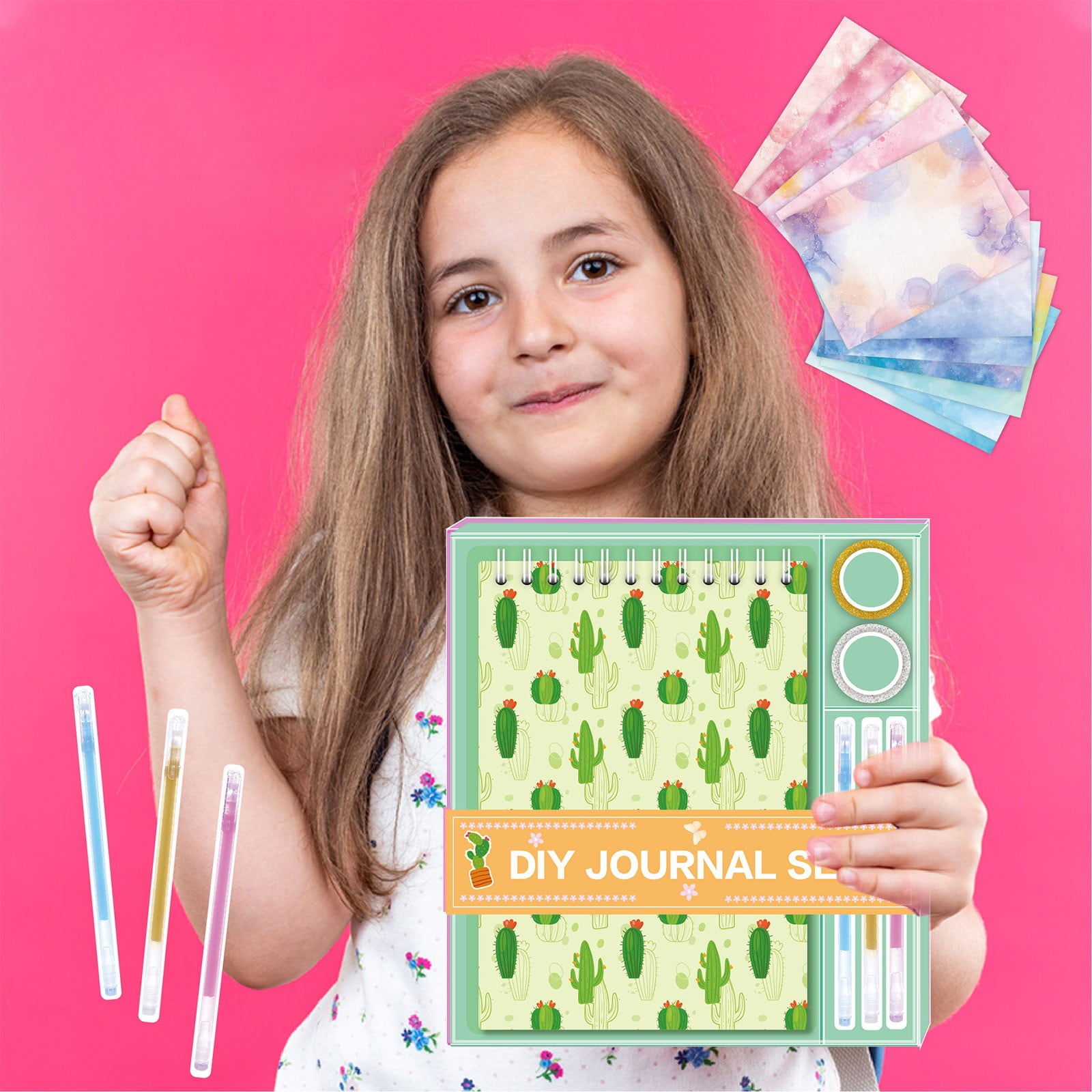 DIY Journal Kit For Girls 7 8 9 10 Year Old Girl Birthday Gifts Ideal ...