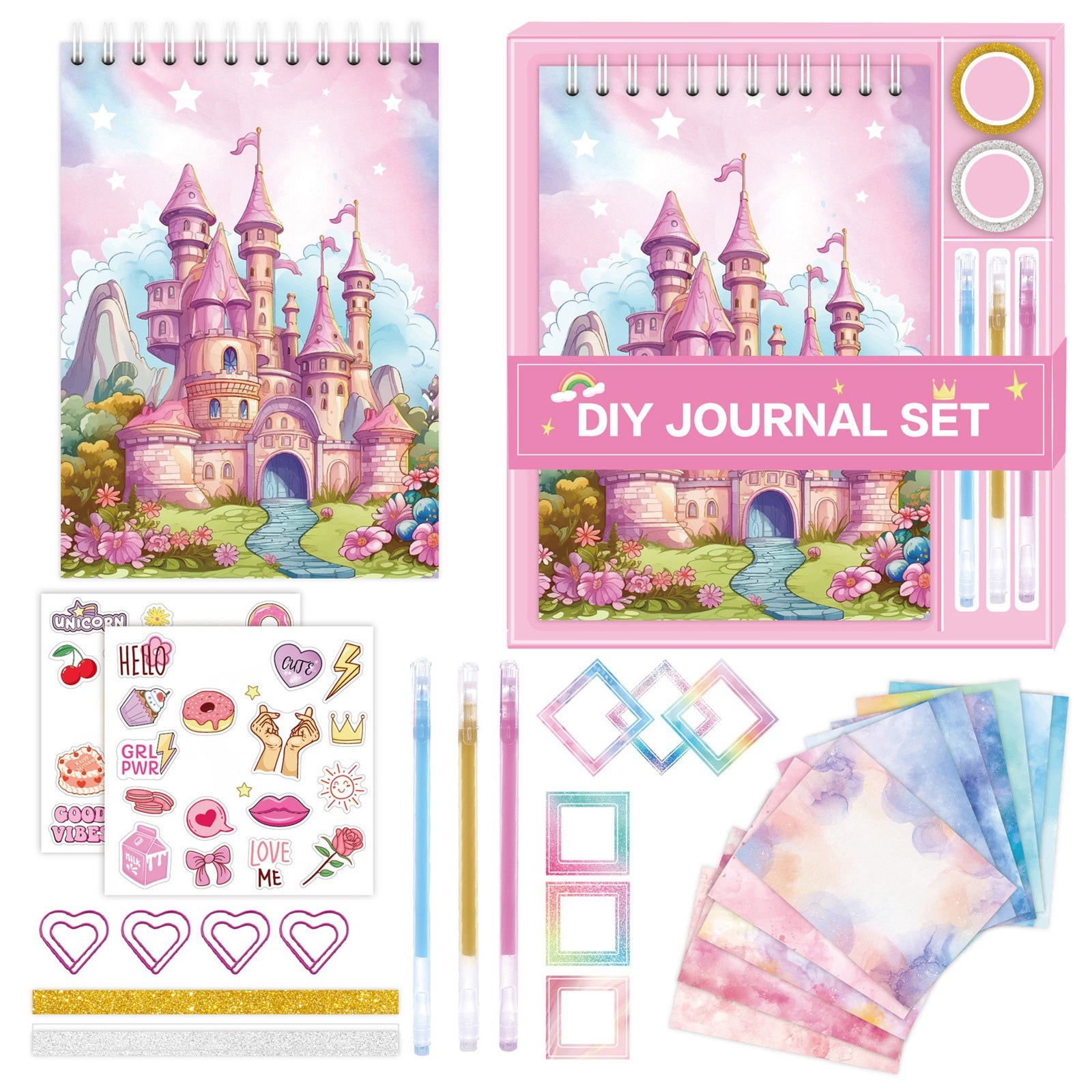 DIY Journal Kit For Girls 7 8 9 10 Year Old Girl Birthday Gifts Ideal ...