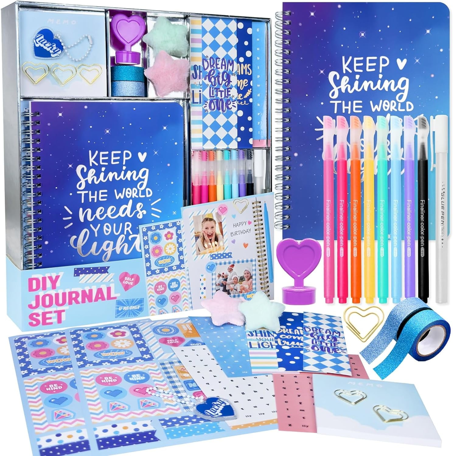 DIY Journal Kit for Girls – Cute Journal Set for Teen Tween Girls Gifts ...