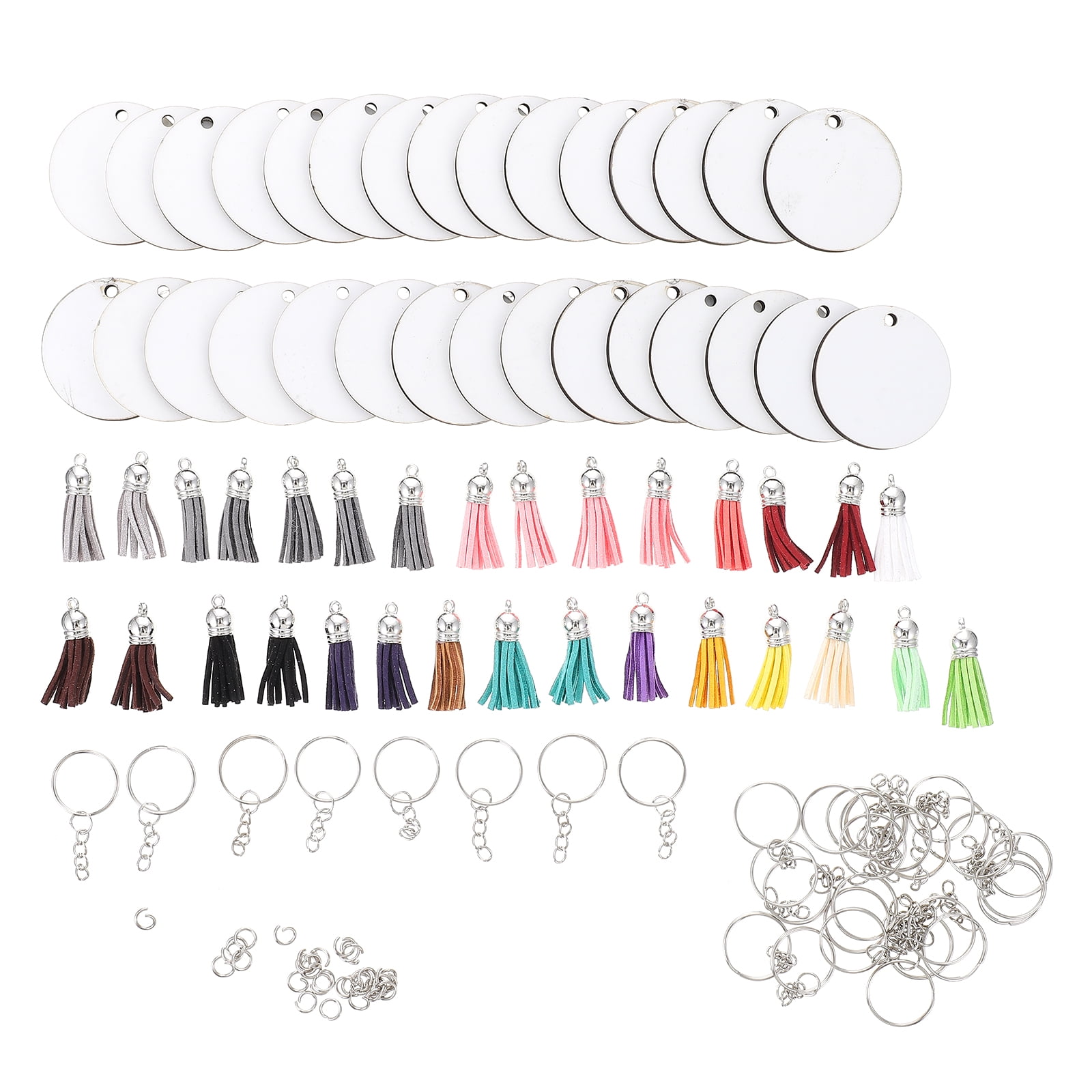 DIY Key Chains Sublimation Blank Tag Food Storage Bins with Lids Fob ...