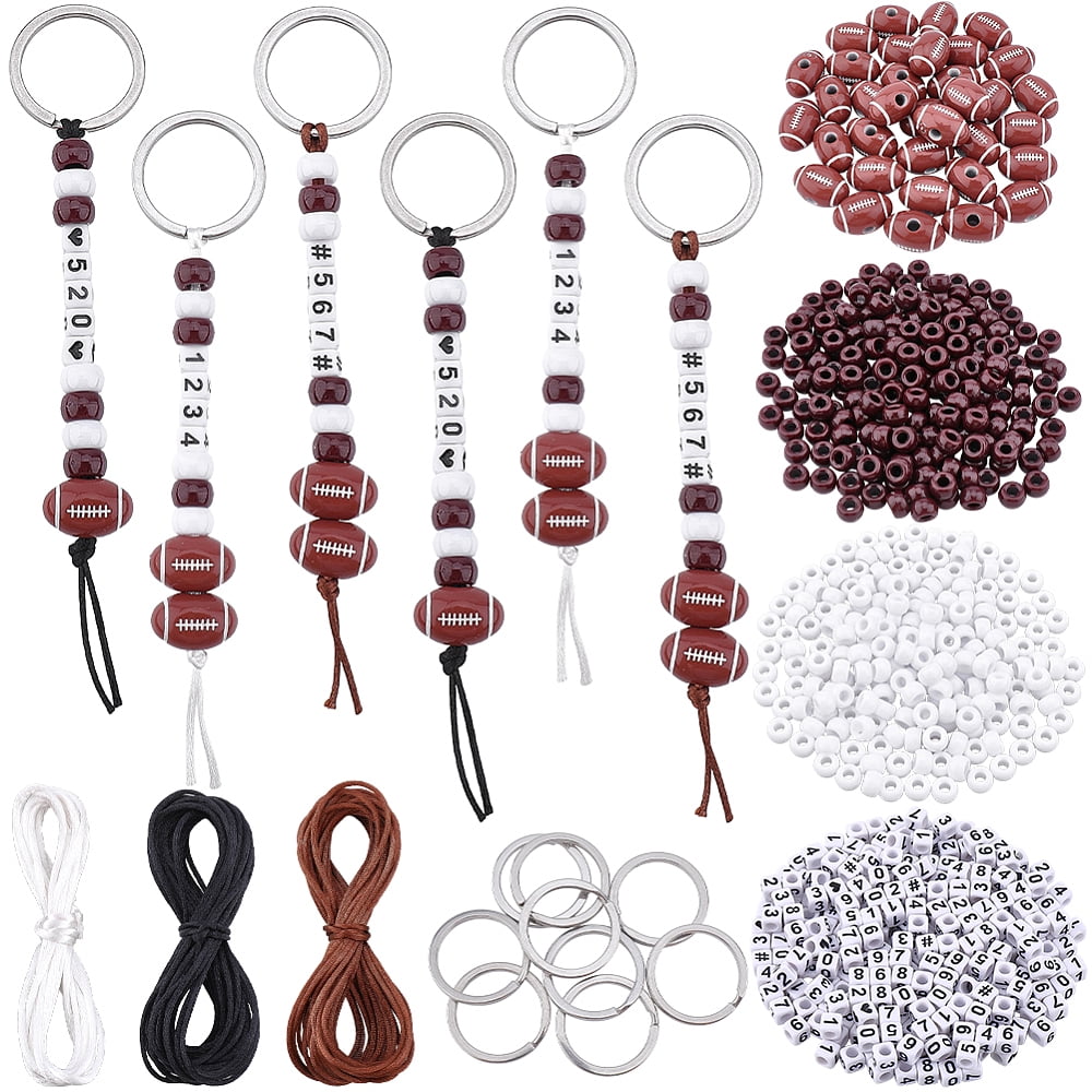 DIY Keychain Kits include 12Pcs 304 Stainless Steel Split Key Rings ...