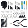 DIY Kit with Carbon Steel Pliers Tape Measure Nylon Closed-end Zipper ...
