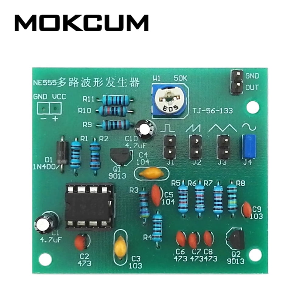 DIY Kits NE555 Multi-channel Waveform Generator Suite Sine Triangle ...