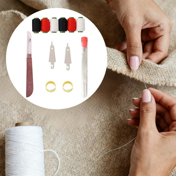 DIY Knitting Crafting Hand Sewing Kit with Unpicker Needle Threader and ...