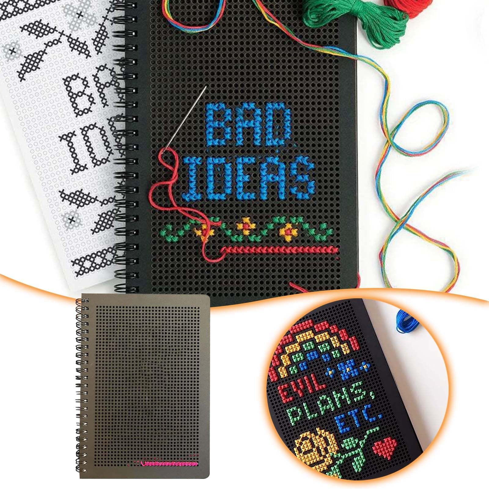 DIY Knitting DIY Grid Pattern Notebook For Enthusiasts Improve Hands On ...