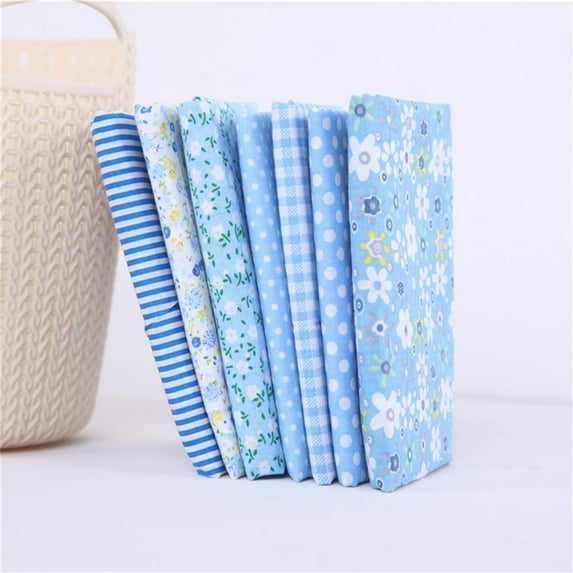 DIY Knitting Kit,Cotton Crafts Fabric Bundle Patchwork Squares Quilting ...