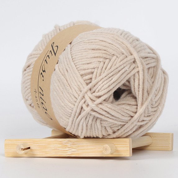 DIY Knitting Kit,Cotton Wool 5 Strands Of Milk Cotton Diy Wool Hat ...