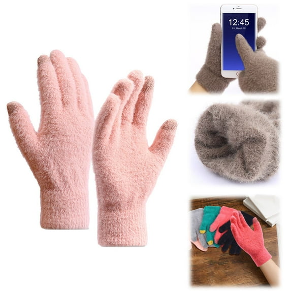 DIY Knitting Kit,Gloves For Men And Women In Winter: Soft And Warm ...