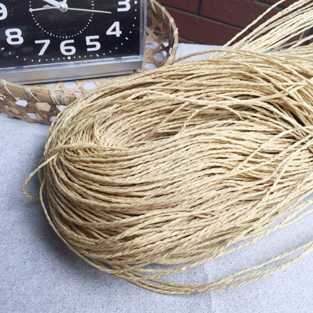 DIY Knitting Natural Raffia Yarn Light Khaki 1.1lb(500gram) Crochet ...