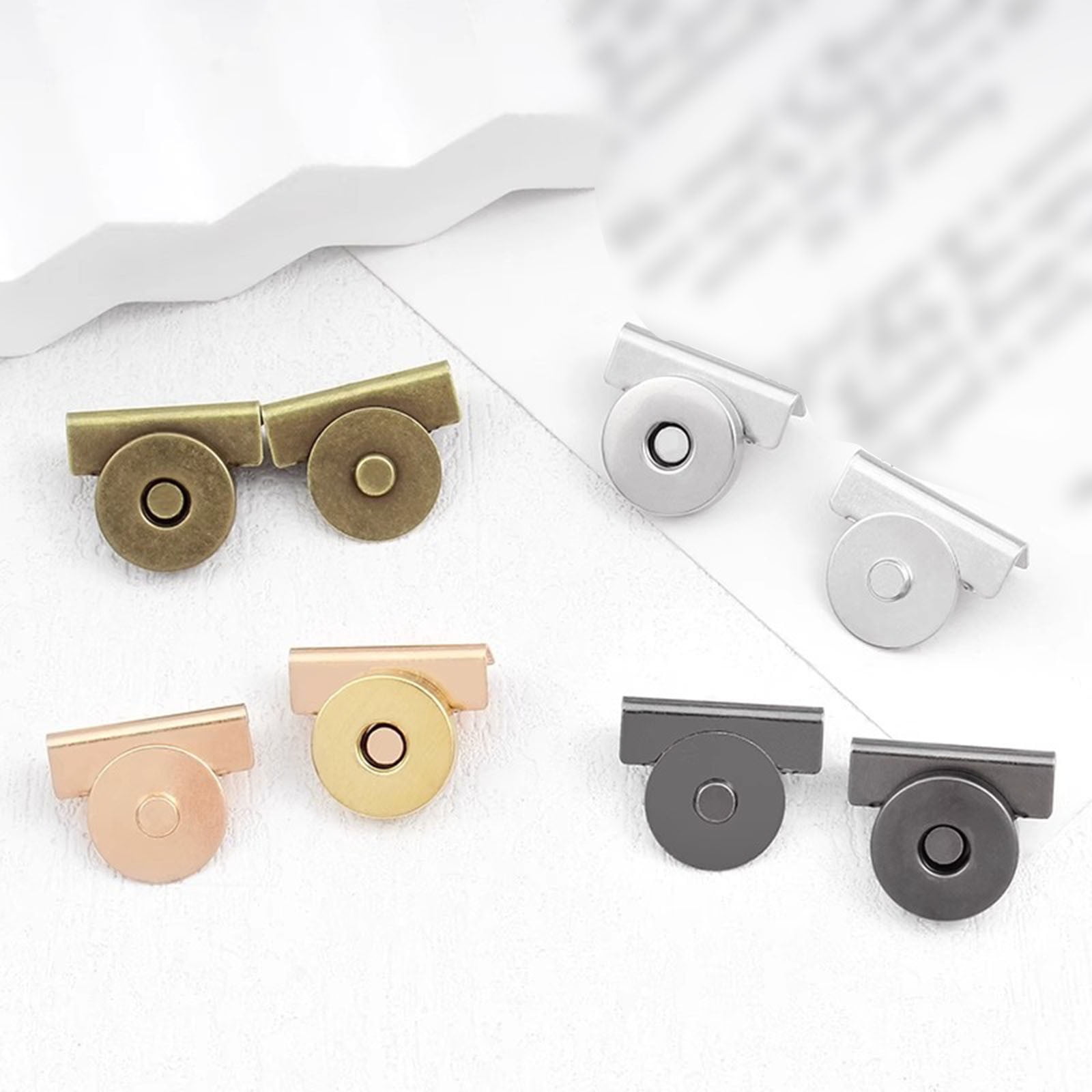 DIY Knitting Seamless Metal Snap Buttons Clasp for Bag Accessories ...