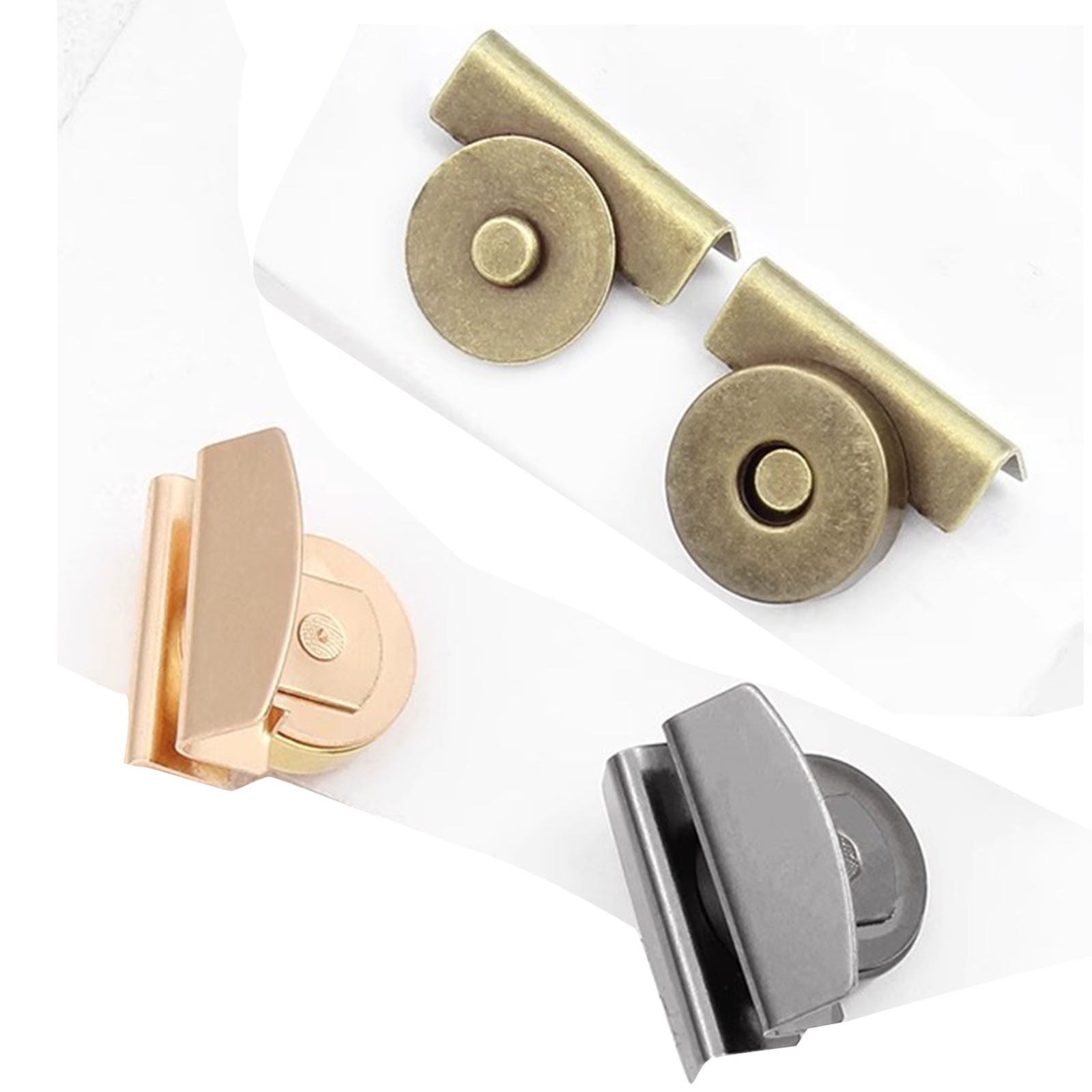 DIY Knitting Snap Buttons Metal Seamless Buckle Clasp for Crafts and ...