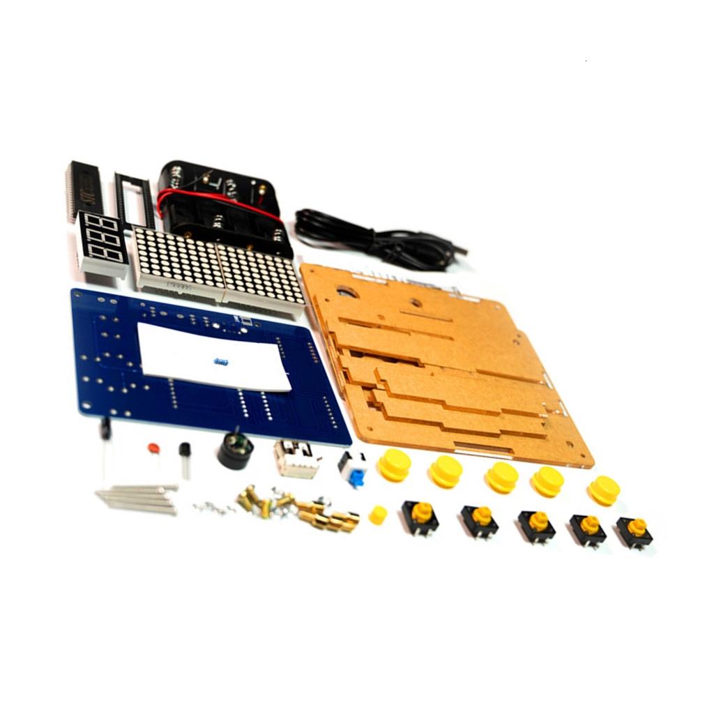 DIY LED Electronic Kit Game Soldering Project Practice Snake Game DIY ...