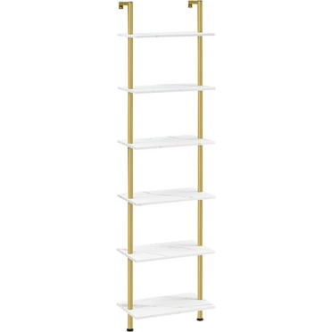 Solid Bamboo Wood A-Shaped Display Shelves, Classic 4-Tier Ladder ...