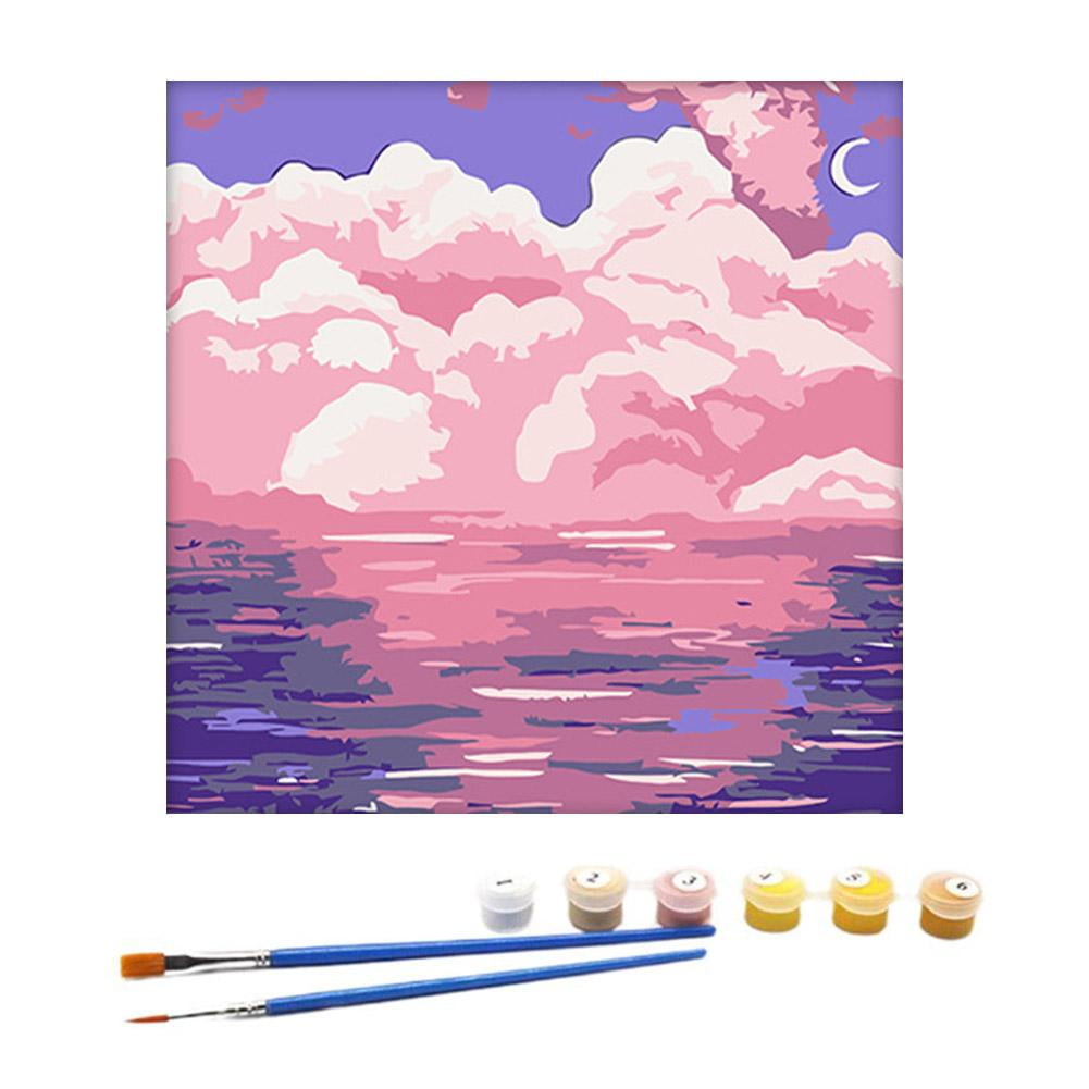 DIY Landscape Oil Painting Color Filling Painting γψ х⭐ X6N3 - Walmart.com