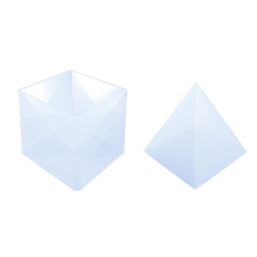 DIY Large Pyramid Silicone Mold Craft Clear Epoxy Resin Mol d Mold B5J9 ...