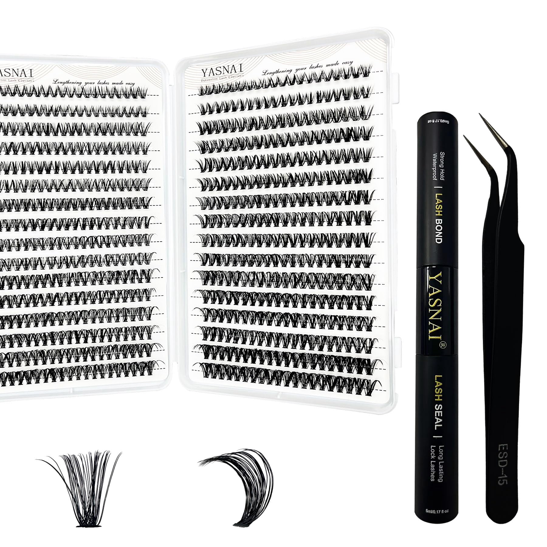 DIY Lash Extension Kit STF9 640pcs Lash Clusters Eyelash Extension D ...