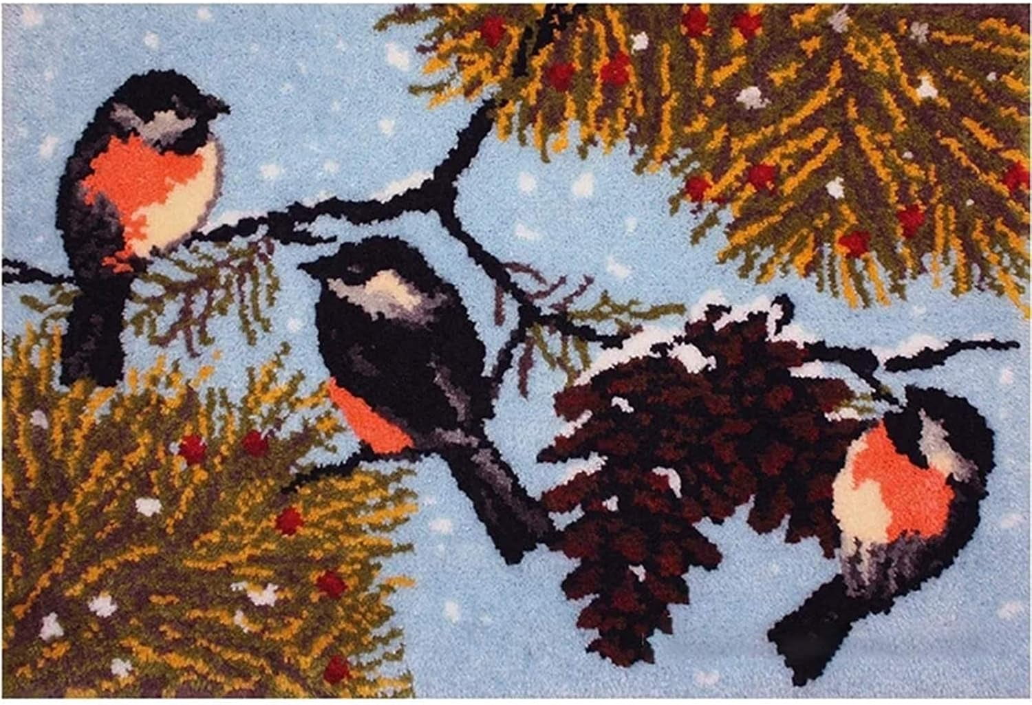 DIY Latch Hook Kits for Adults Beginners, Latge Rug Crochet Yarn Kits ...