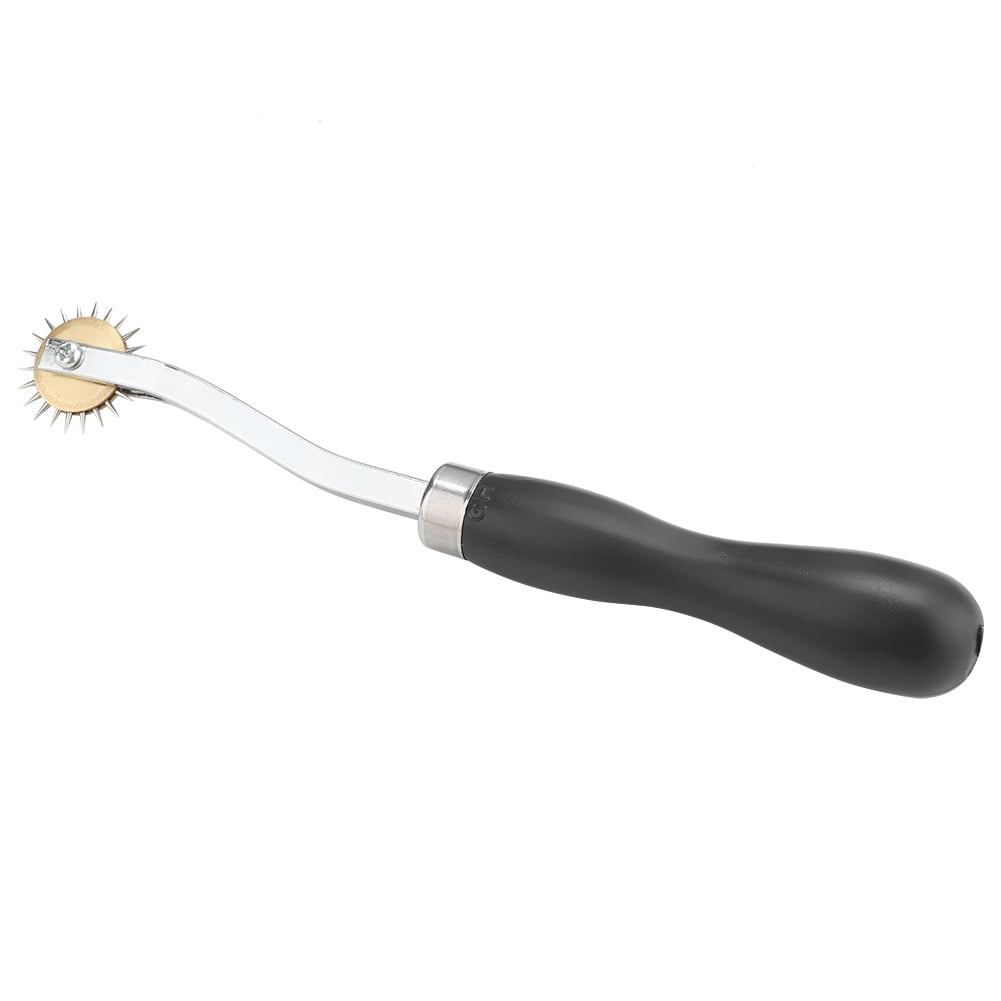 DIY Leather Craft Sewing Wheel Roulette Tool Roller Stitch Line Marking ...