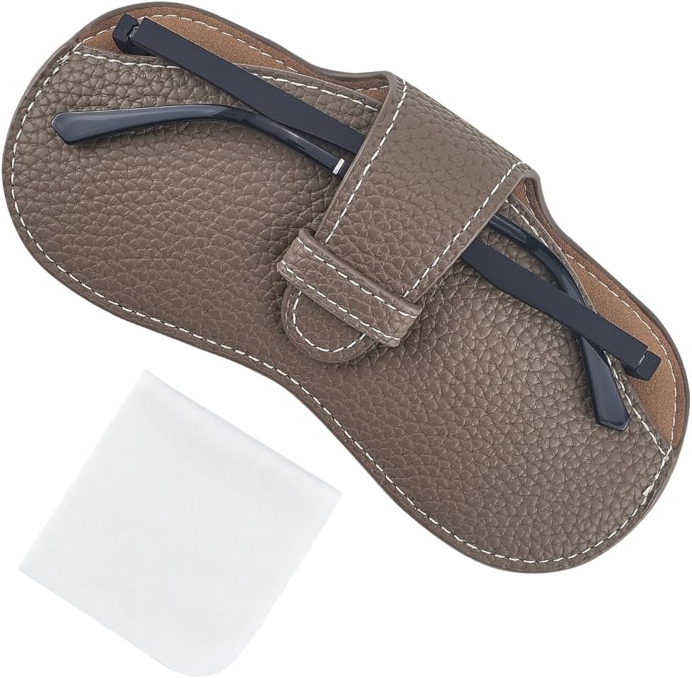 DIY Leather Glasses Case Slim Sunglasses Pouch Lightweight Travel ...