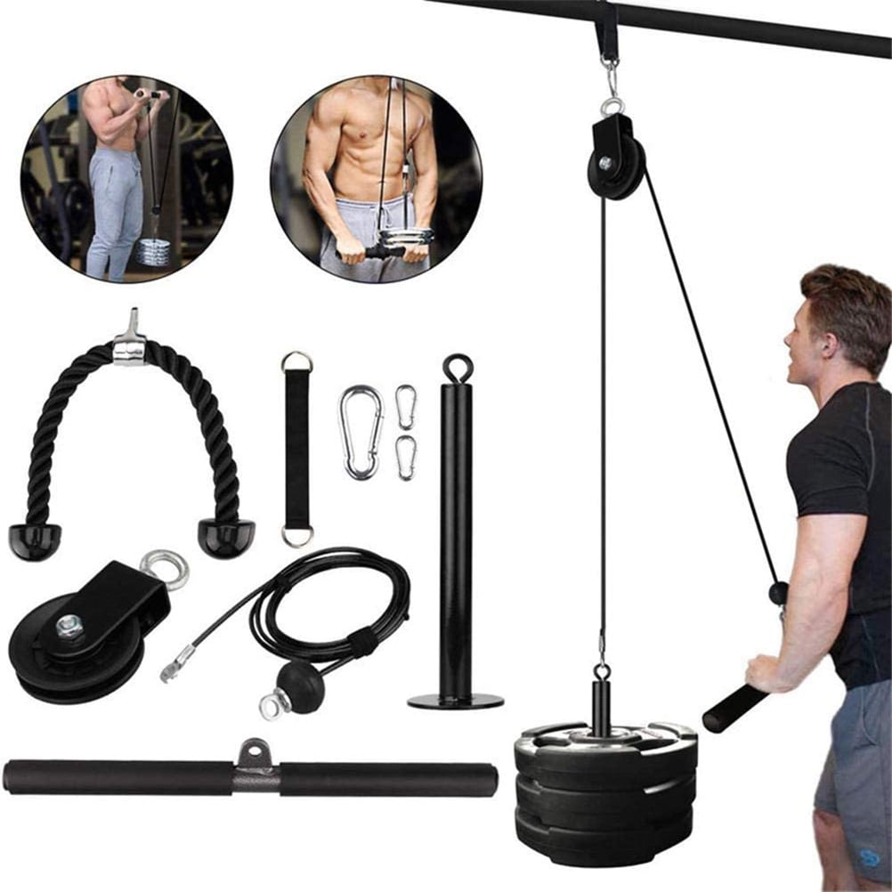DIY Lift Pulley System Cable System Machine Home Fitness Equipment for ...