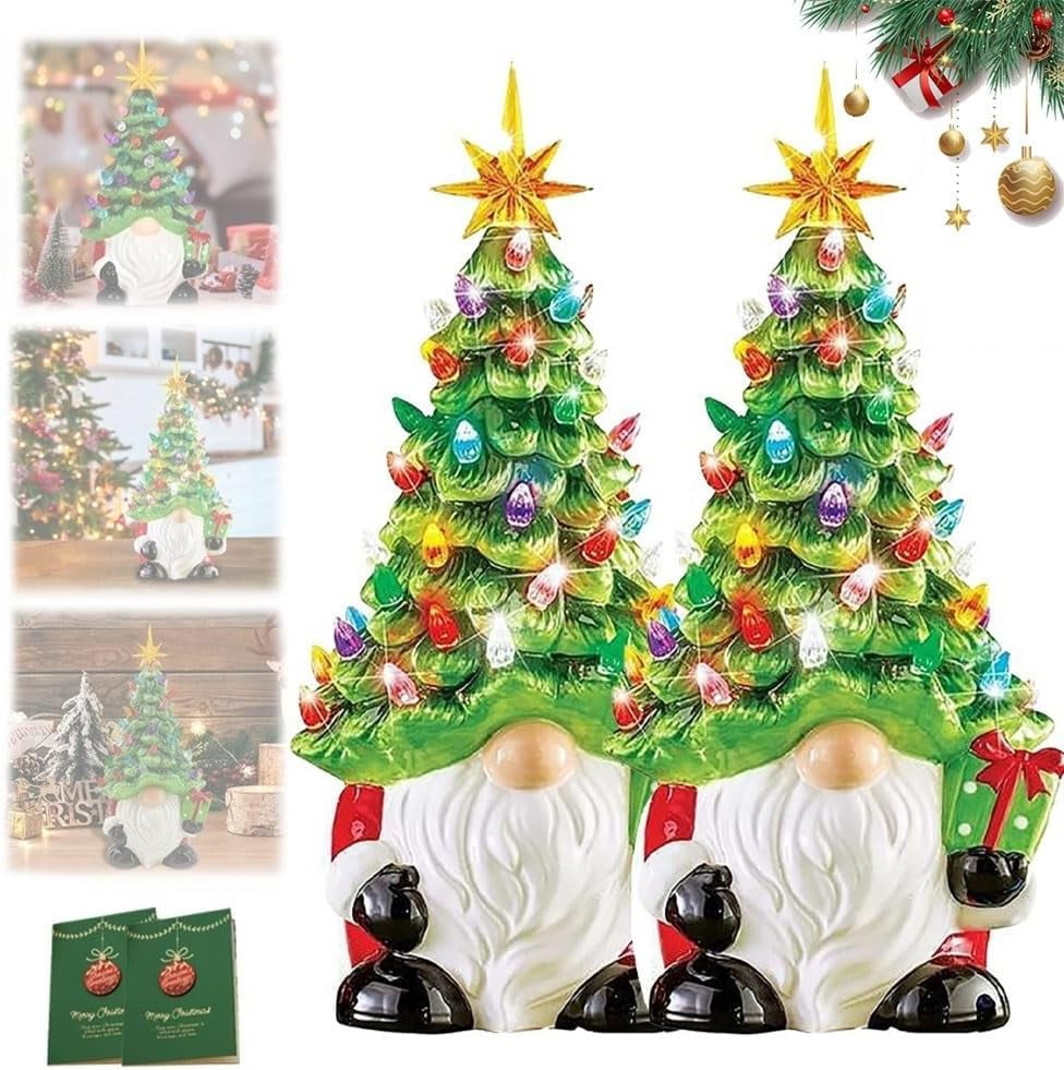 DIY Lighted up Gnome Christmas Tree, Christmas Dwarf Decoration with ...