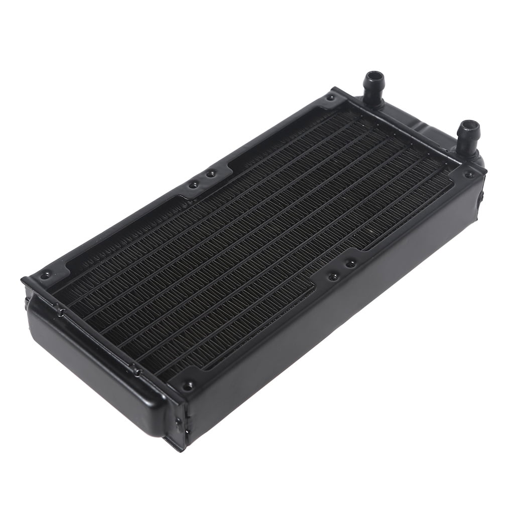 WANGFUFU DIY Liquid Cooling Radiator, 10 Row Aluminum Tubes, High ...